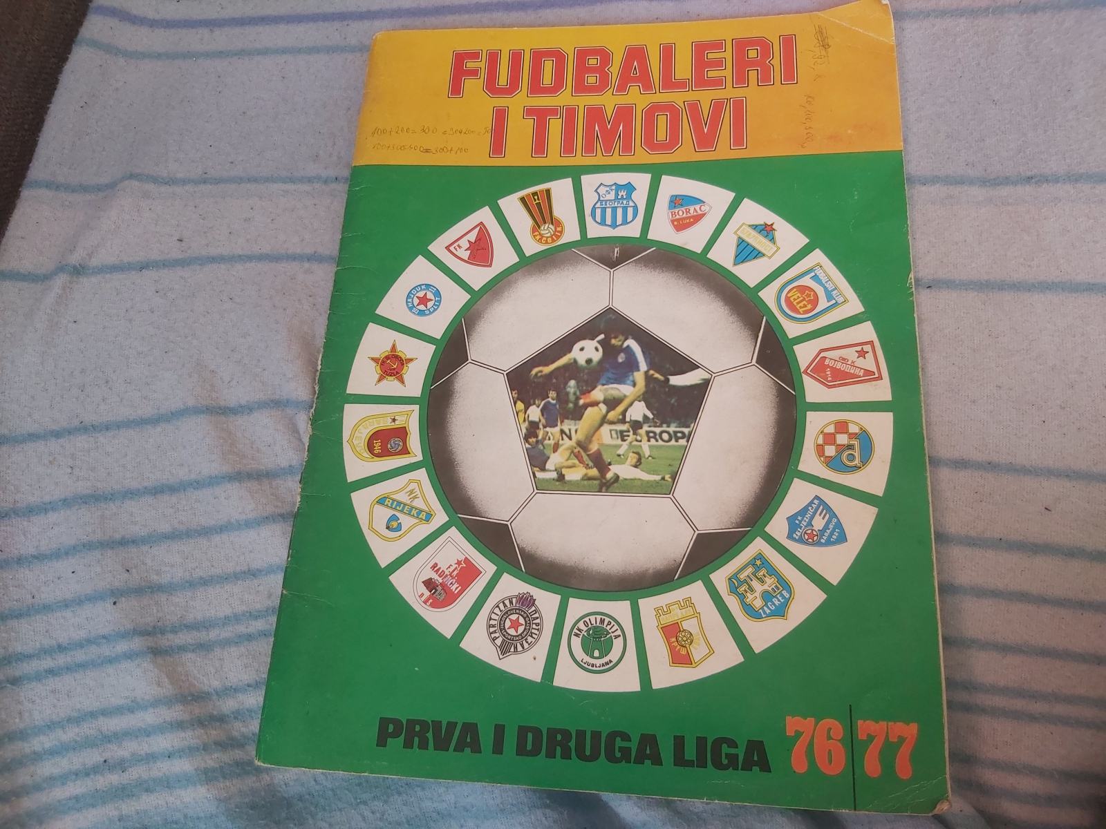 FUDBALERI I TIMOVI 76/77 ALBUM