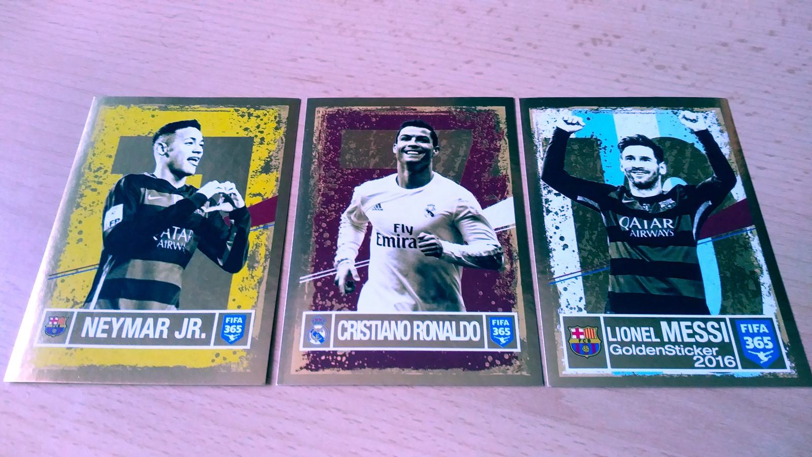 Golden stickers Neymar i Ronaldo