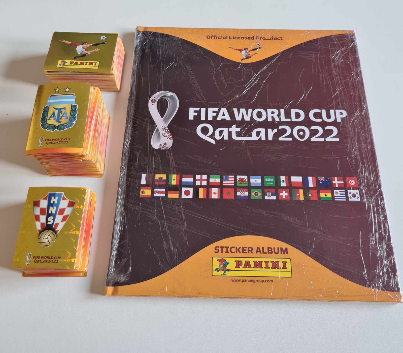 HC album + kompletan set sličica Qatar 2022