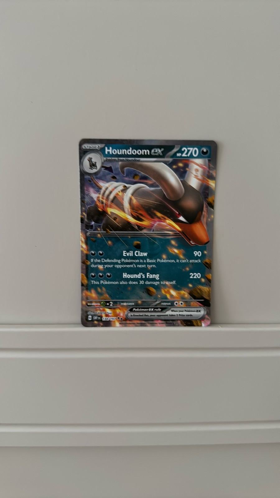 Houndoom ex pokemon karta