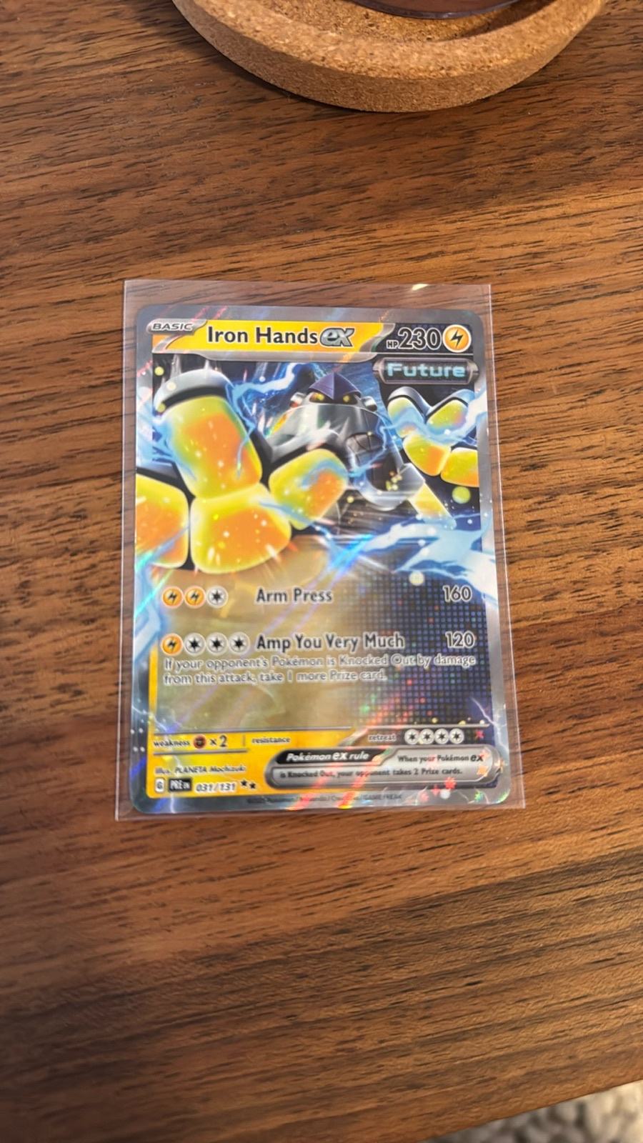 Iron Hands pokemon karta