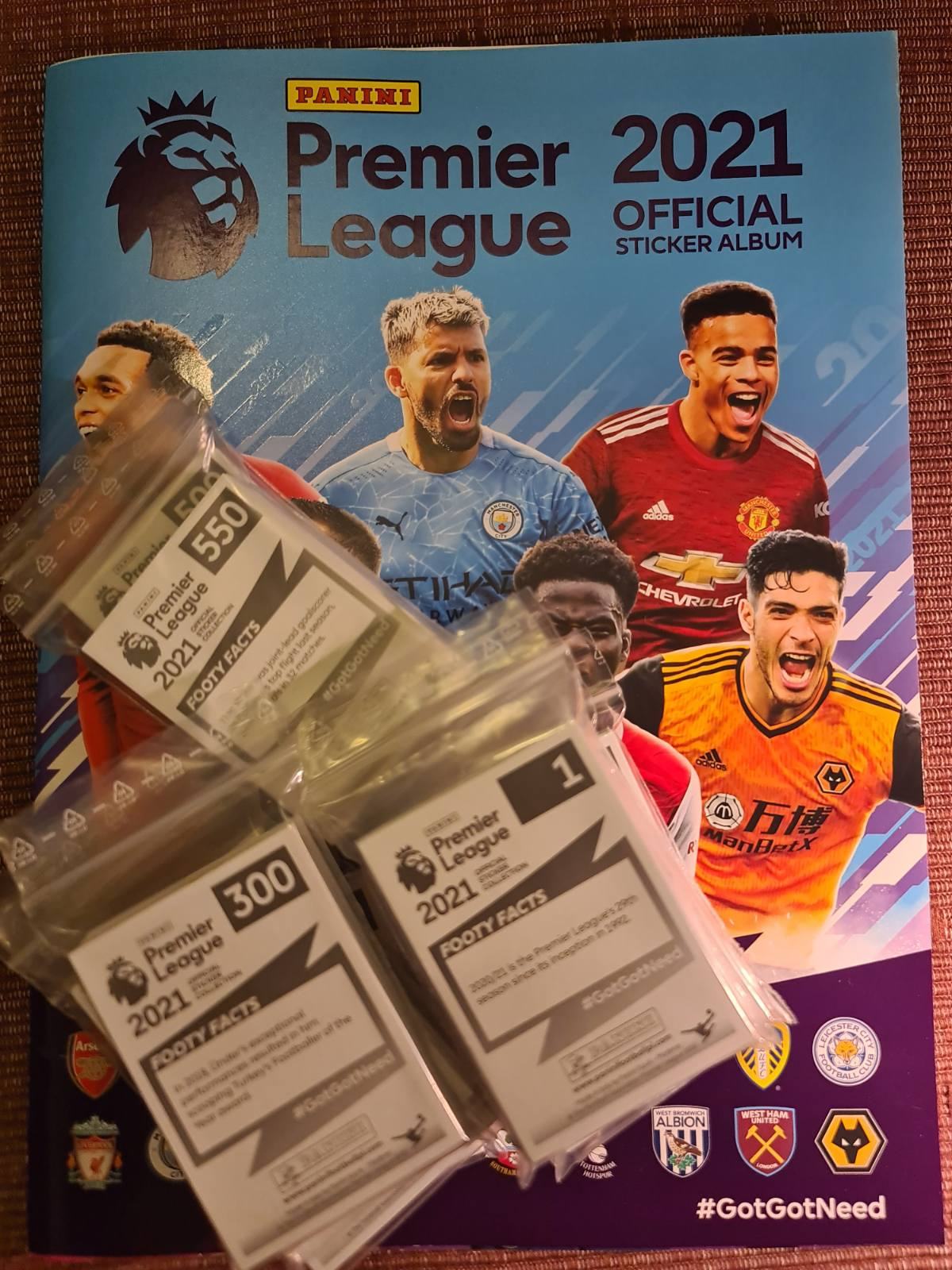 kompletan set sličica i album English Premier League / Panini / 2021