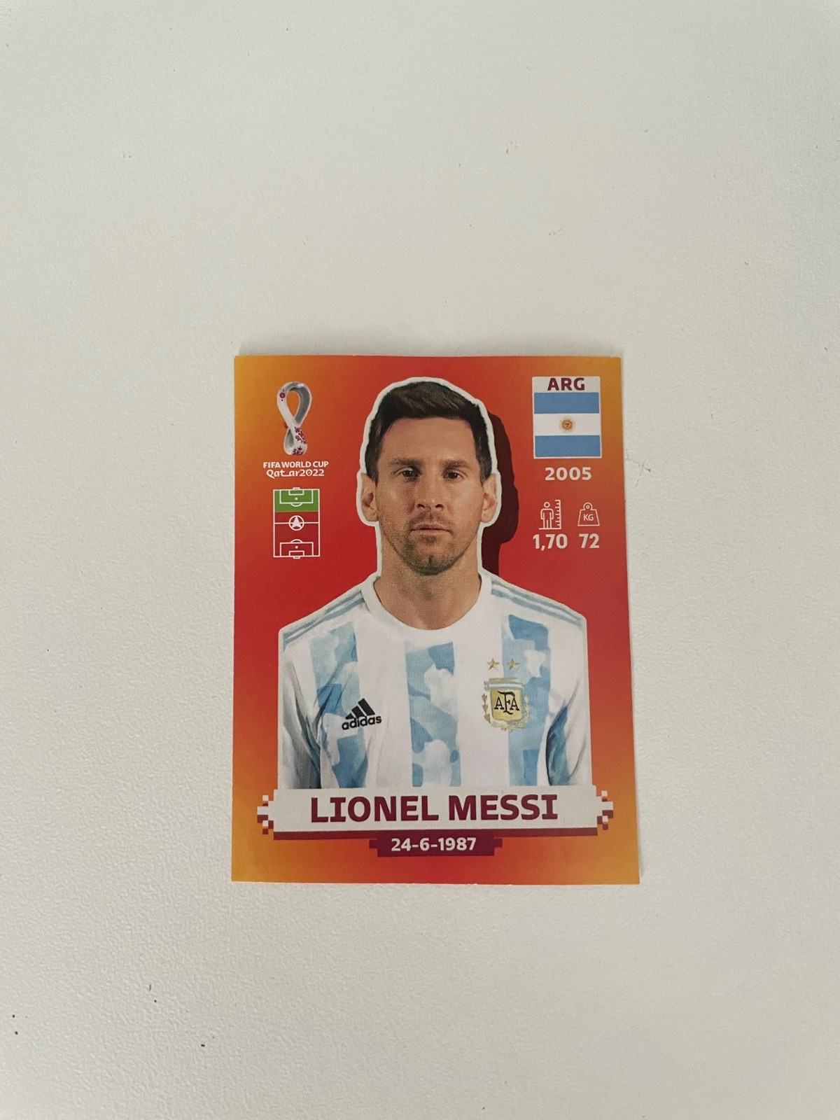 Lionel Messi Panini 2022