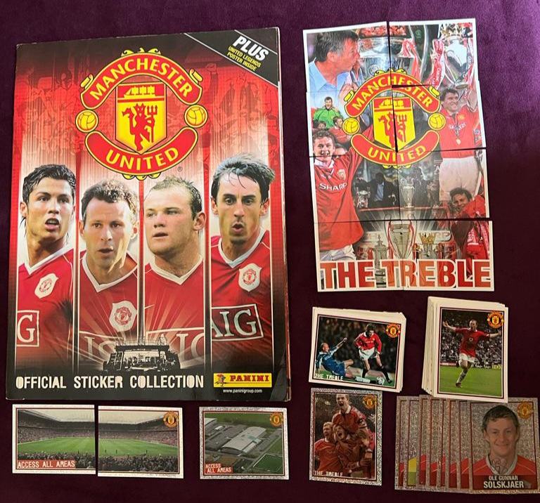 4. Manchester United 2006 07 Panini album + 101 slicica + Ronaldo