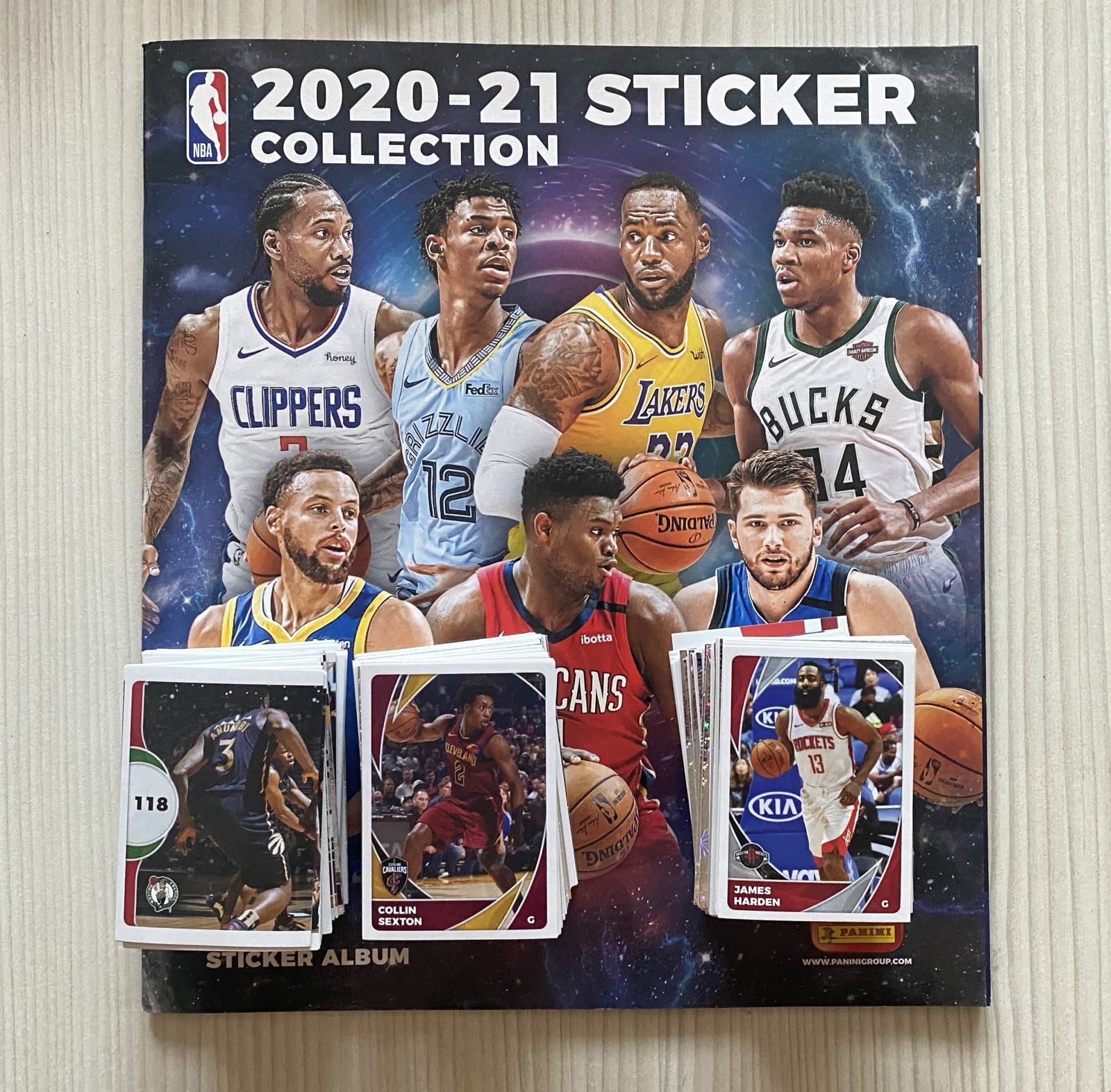 NBA 2020/21 album + komplet sličice
