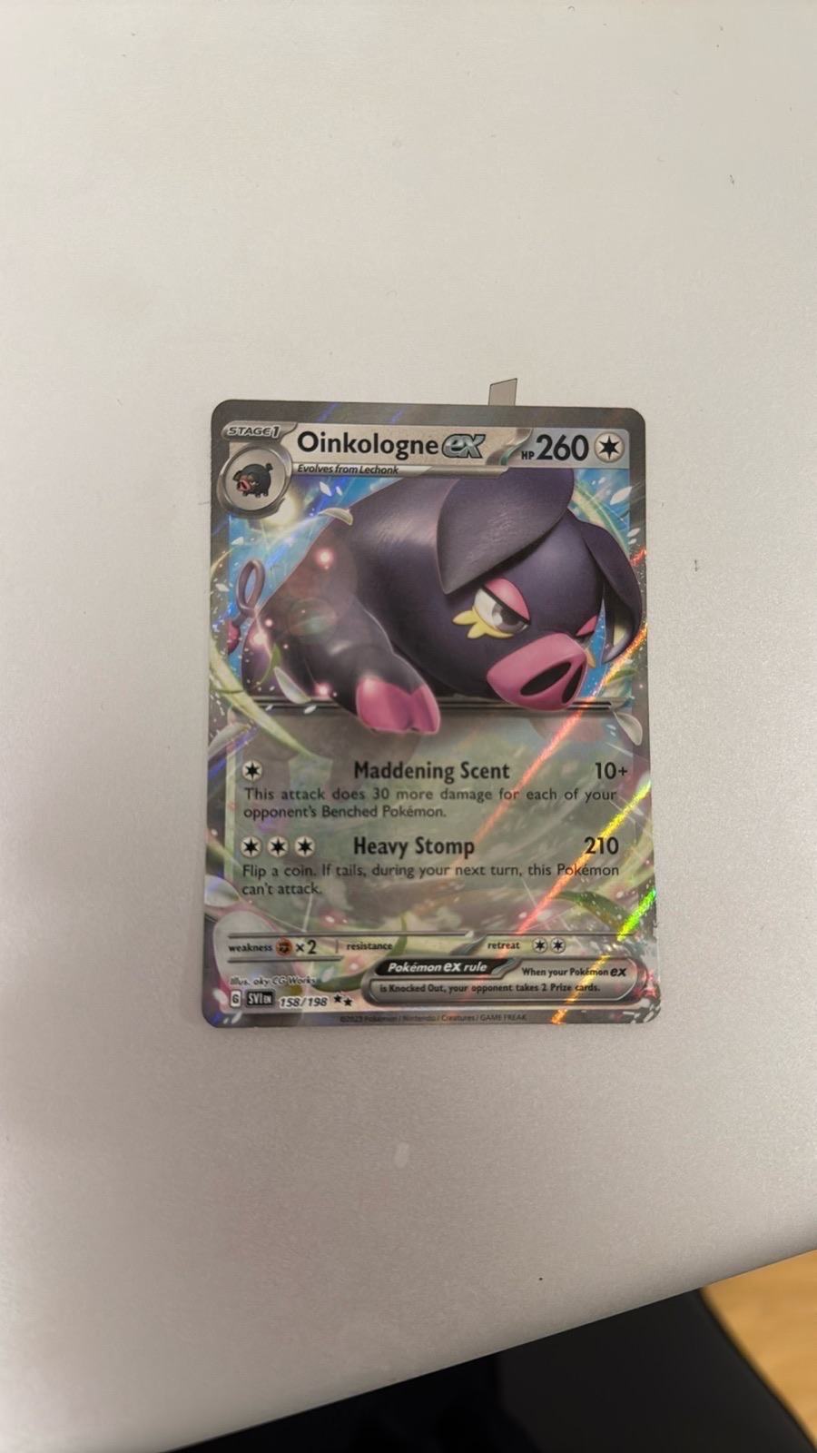 Oinkologne Pokemon karta