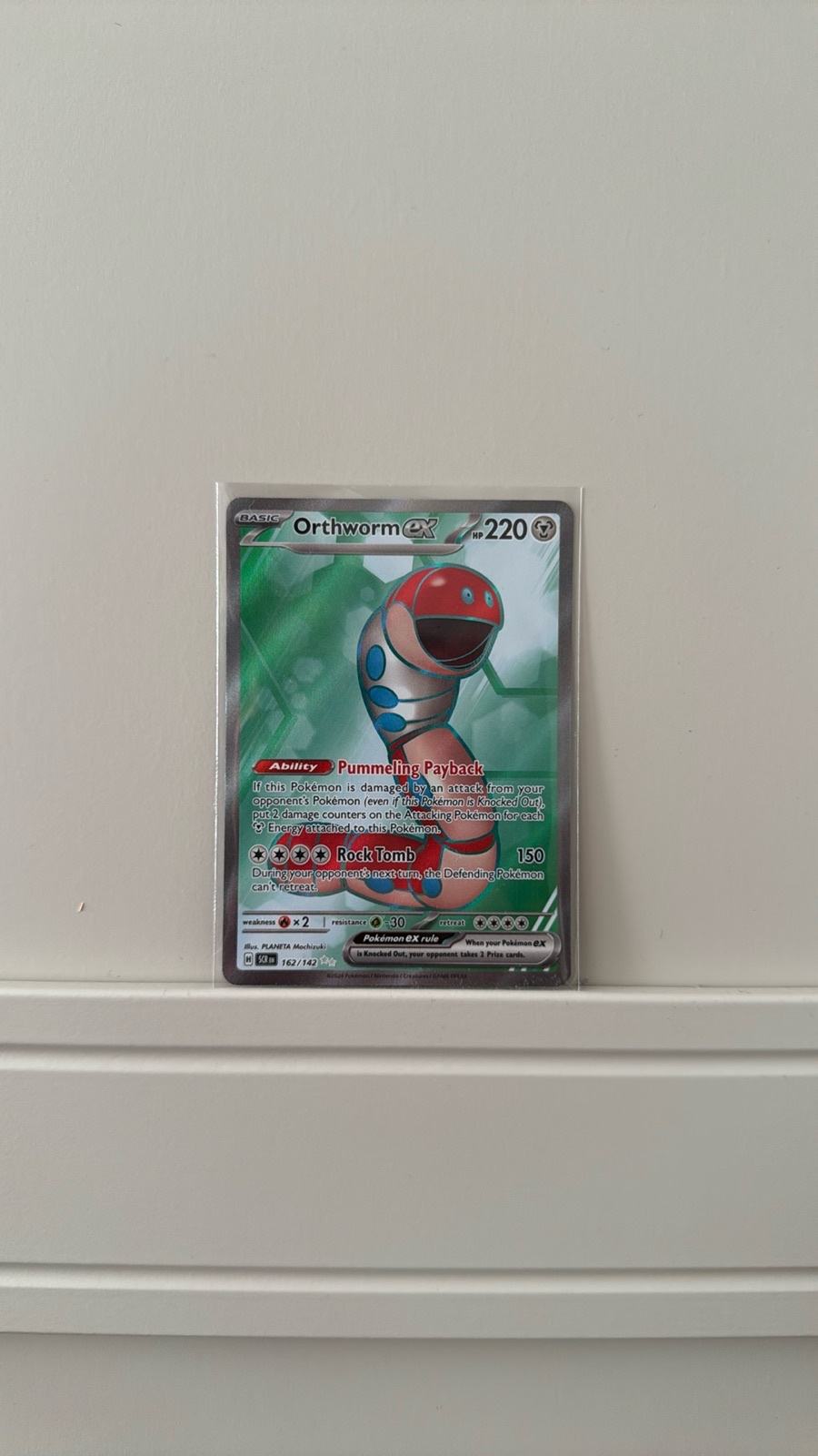 Orthworm ex pokemon karta