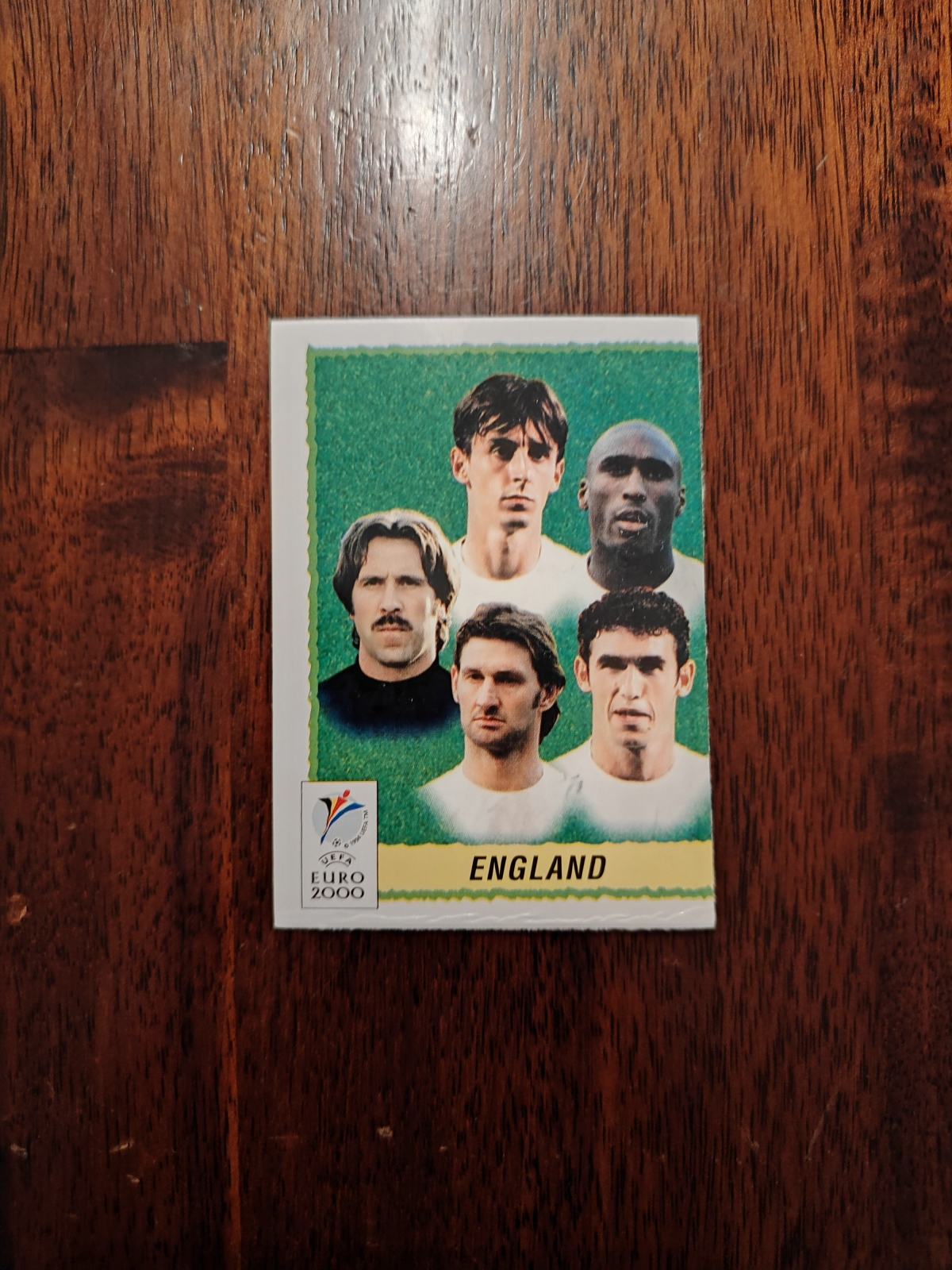 PANINI EURO 2000 - England Team Part 1 (br. 73) - iz paketića!