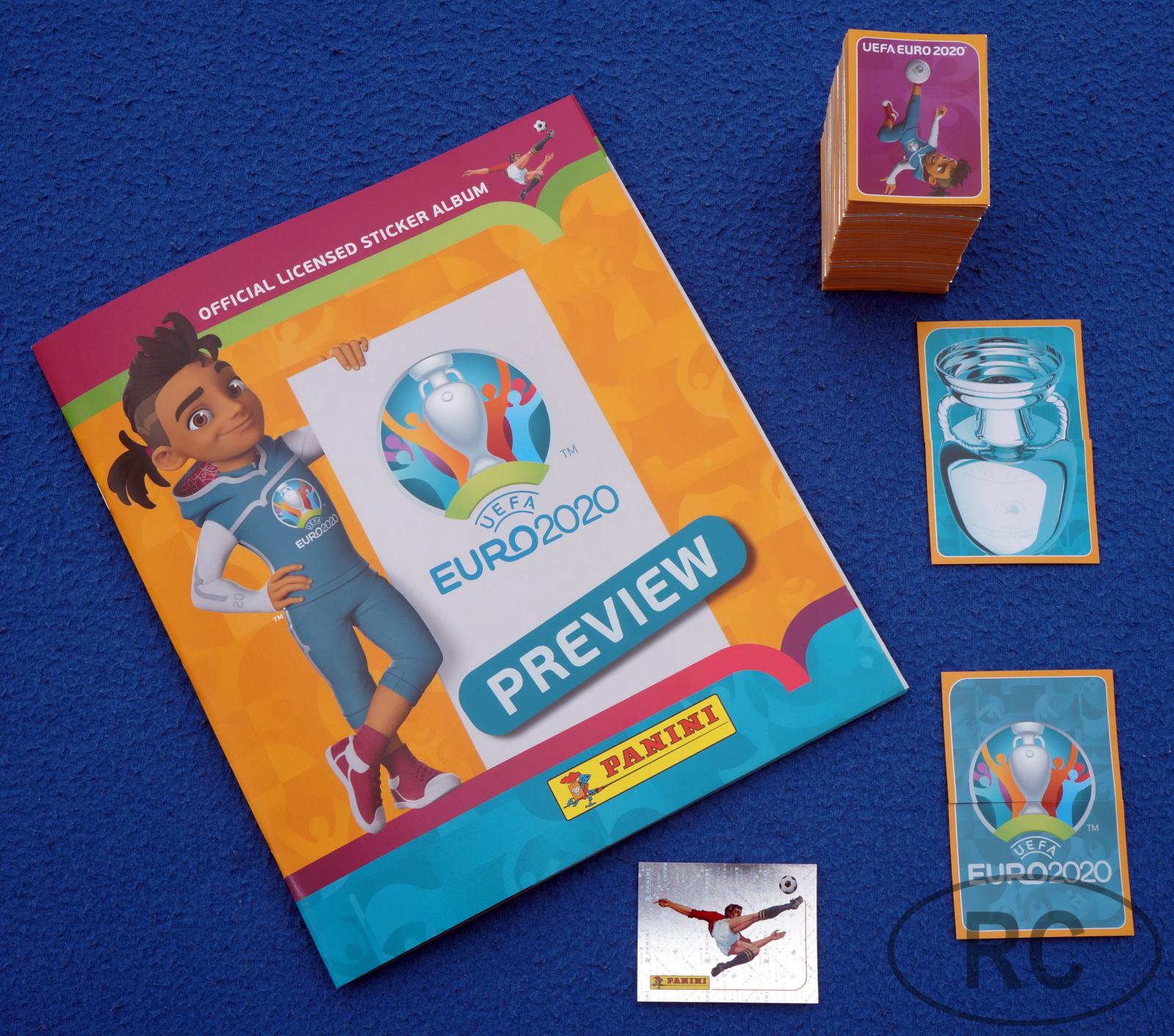 PANINI Euro 2020 Preview prazan album + kompletan set sličica