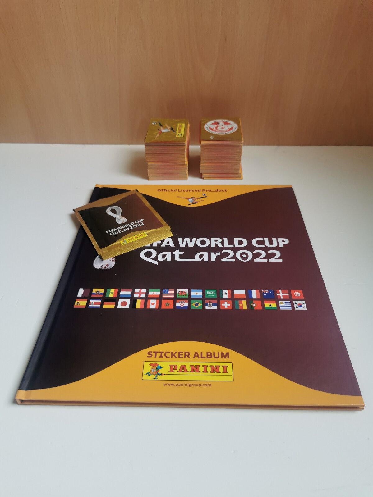 Panini Qatar 2022 HARDCOVER prazan album + cijeli set sličica + kesica