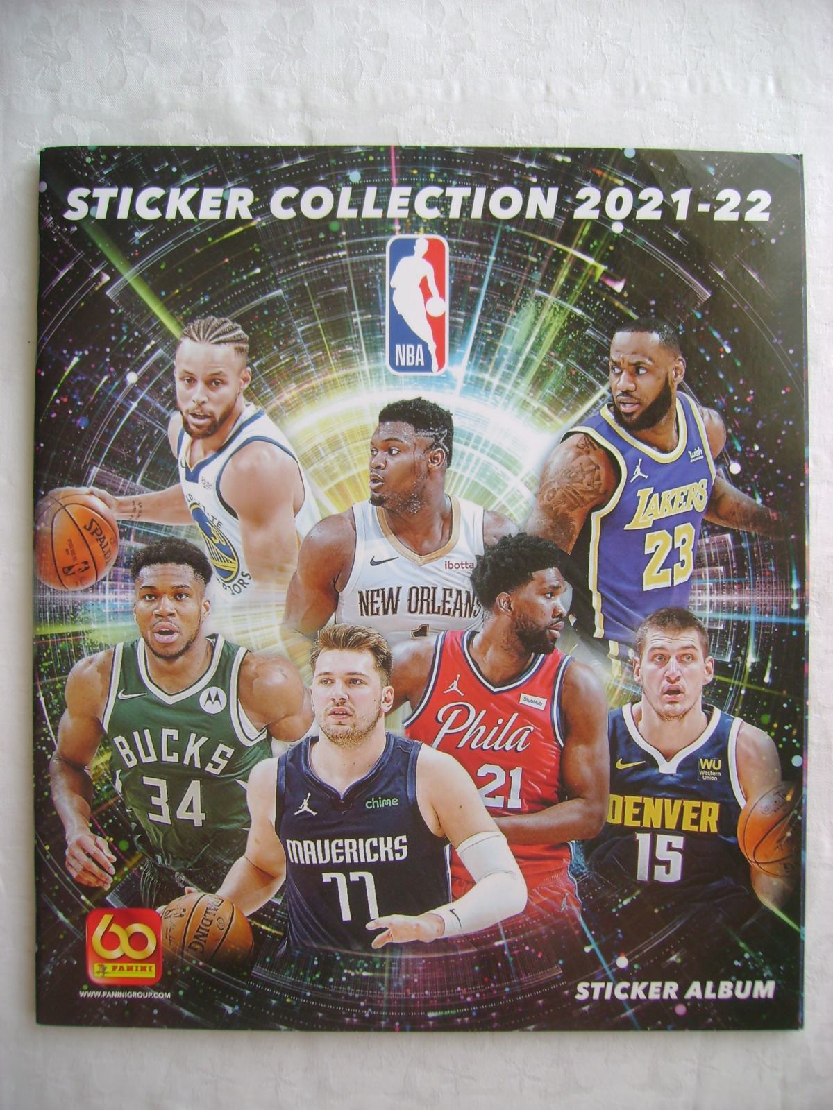Panini Sticker Collection - NBA 2021-22 -album za sličice sa 6 sličica