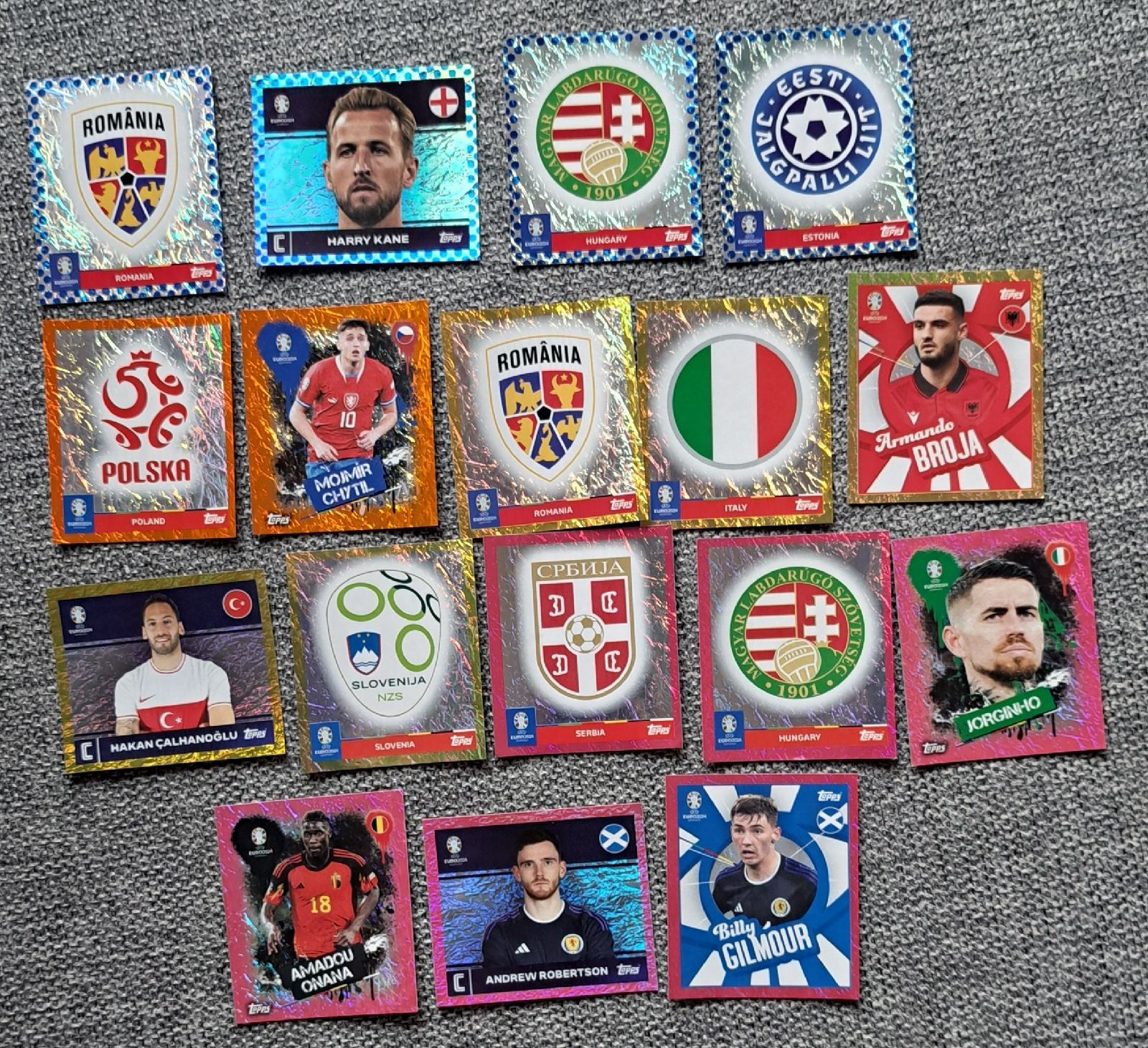 Paralelne sličice Euro 2024 Panini