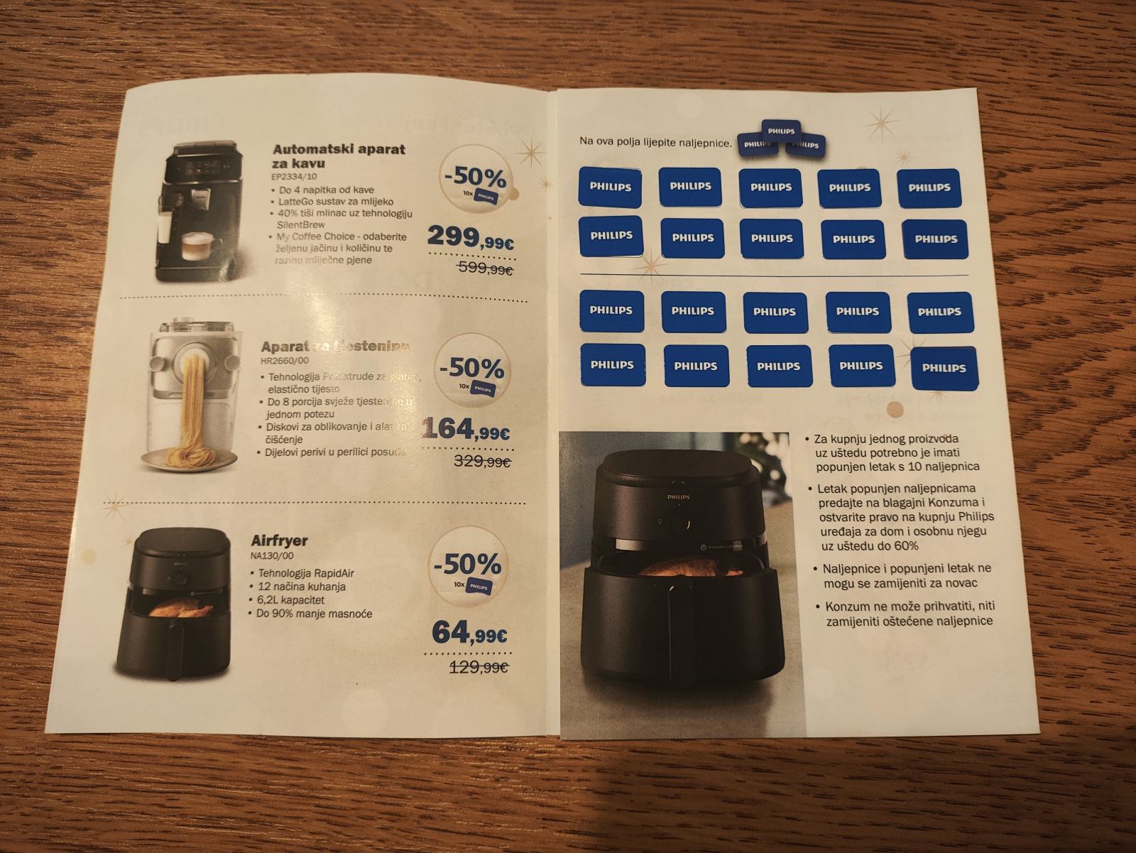 Philips Konzum naljepnice