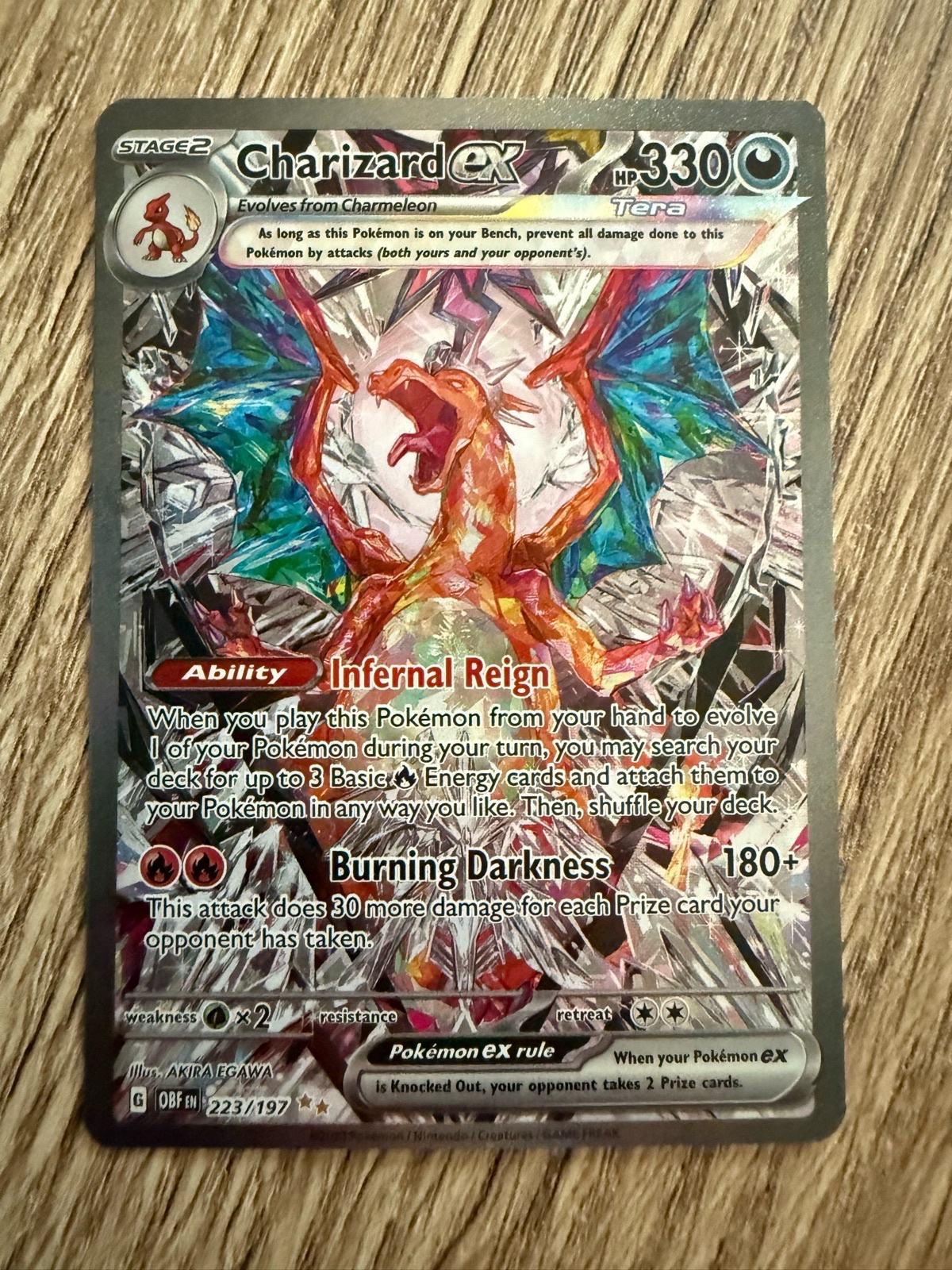 Pokémon Charizard EX Obsidian Flames 223/197