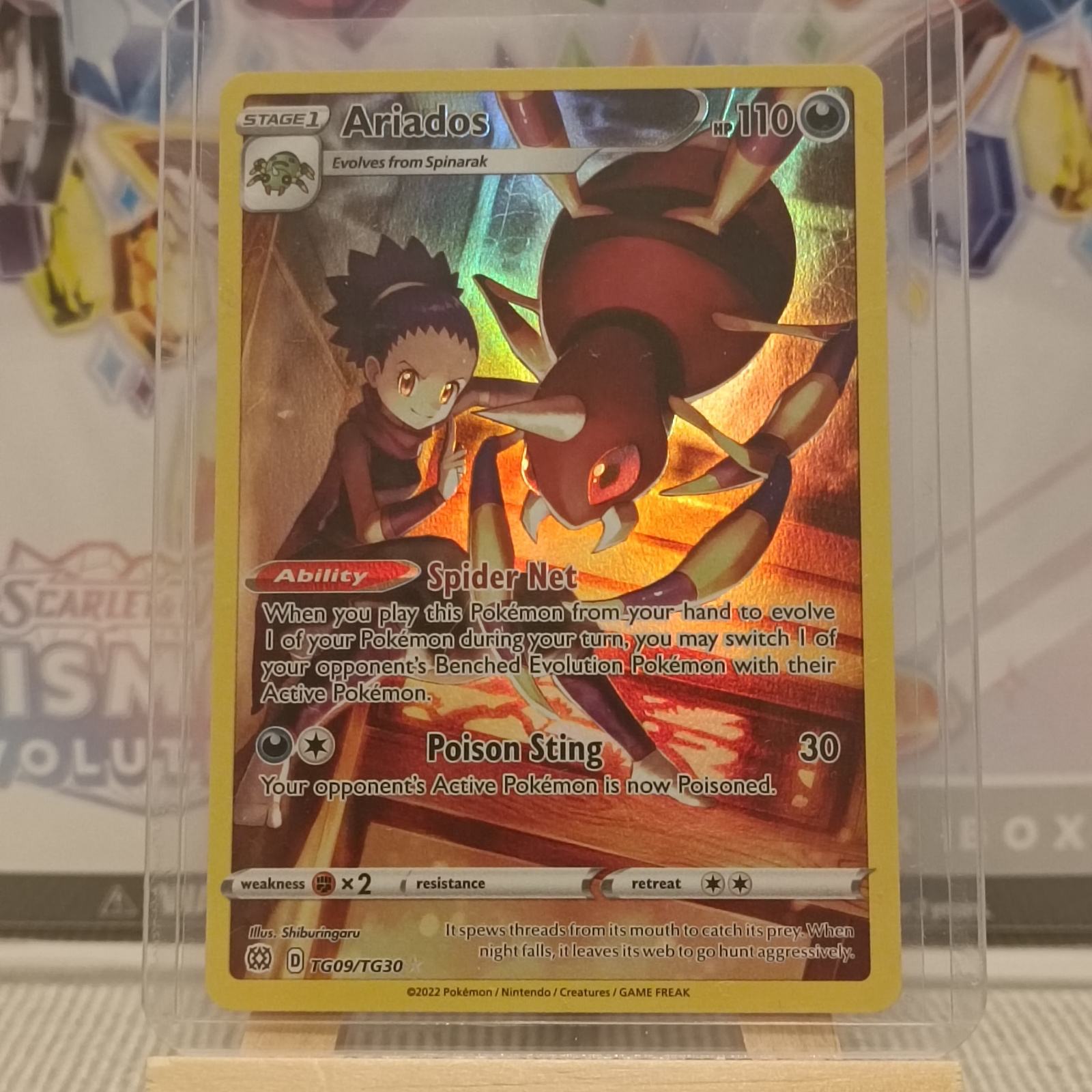 Pokemon karta: Ariados (Brilliant Stars, Illustration Rare)