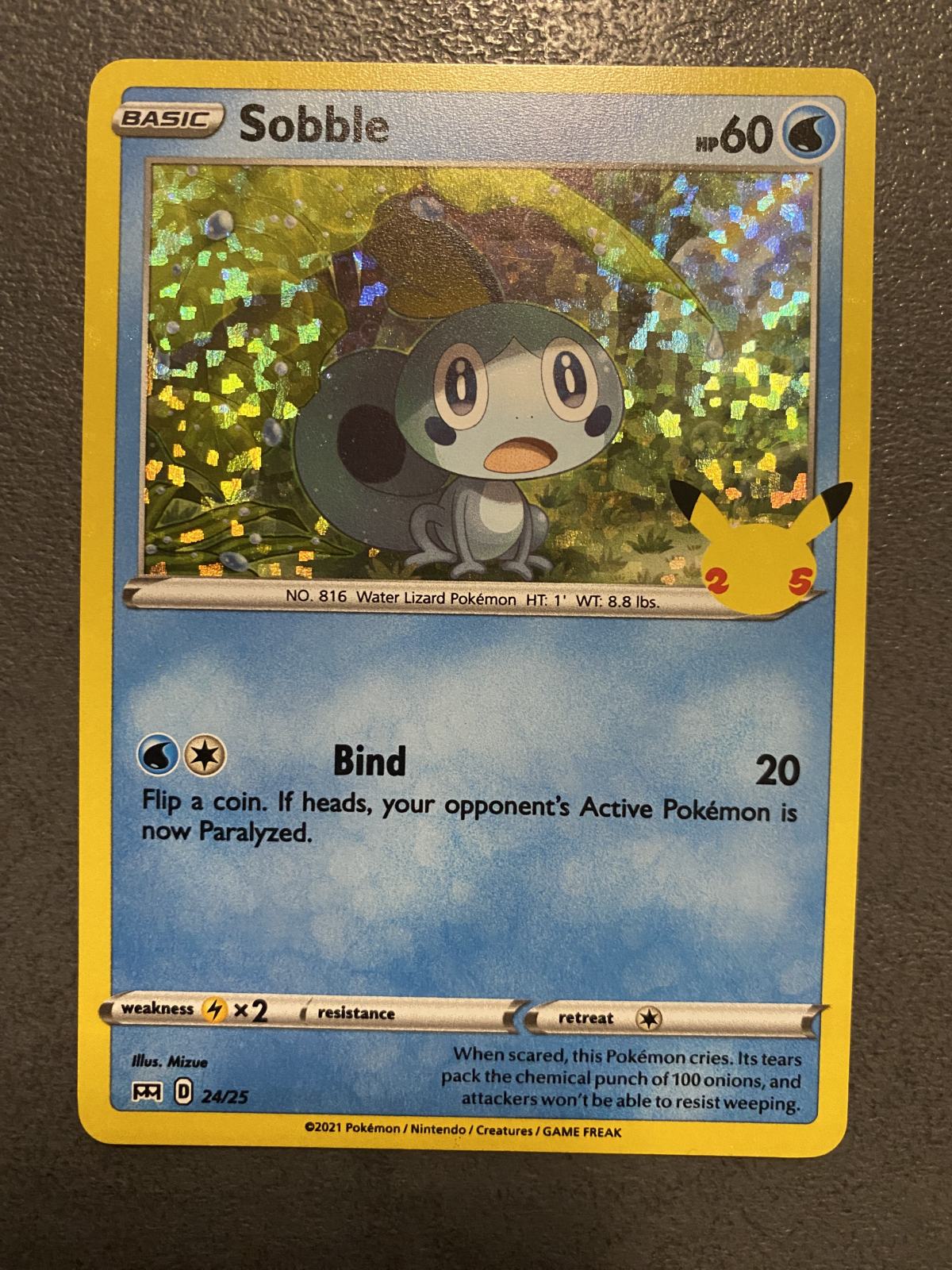 Pokemon karta Sobble