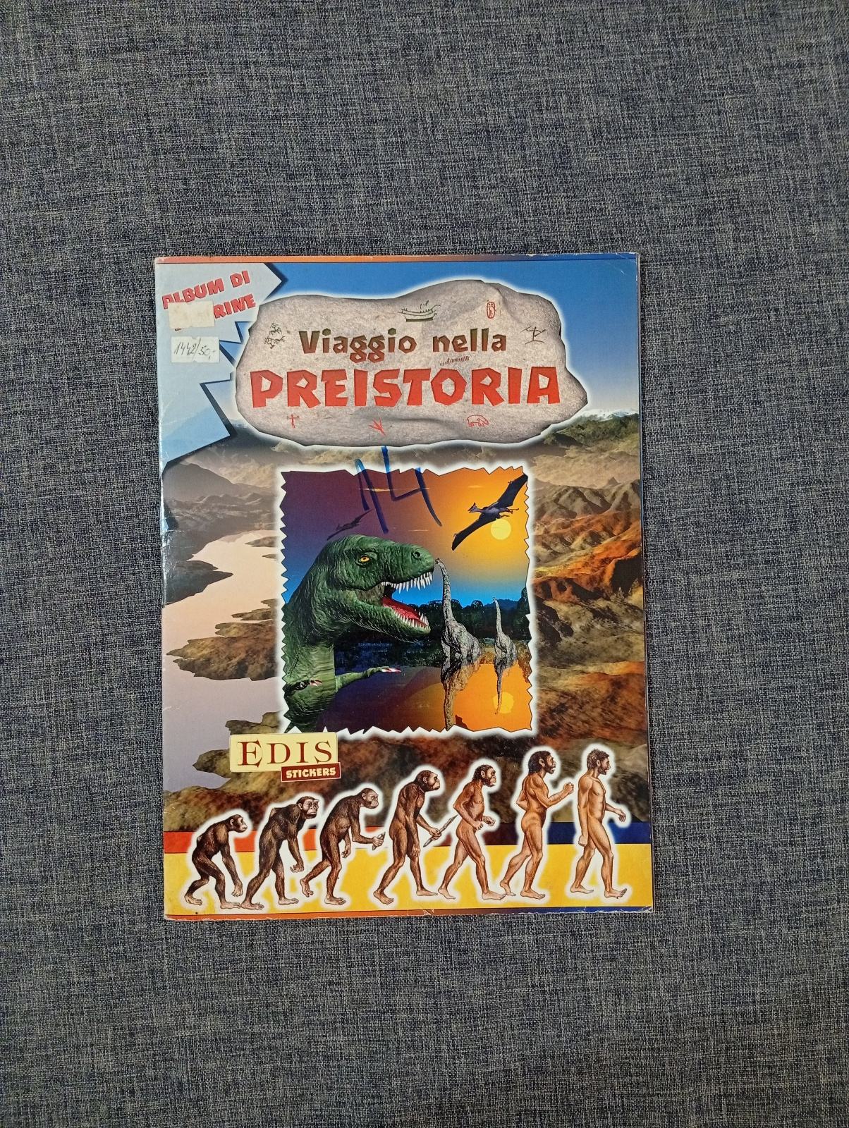 PUTIVANJE KROZ PRAISTORIJU-----prazan album za slicice