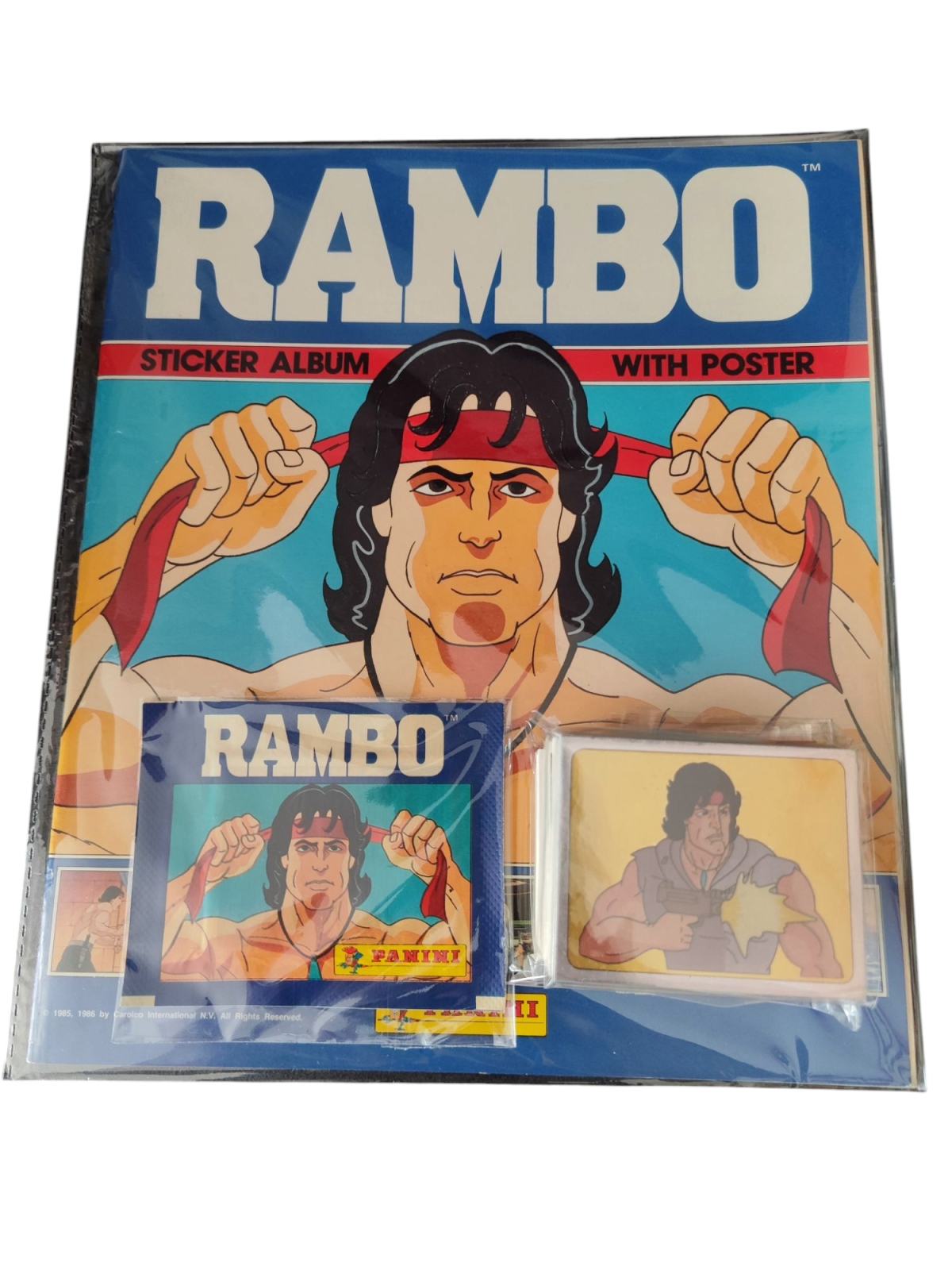 Rambo 1986 Panini kompletan set