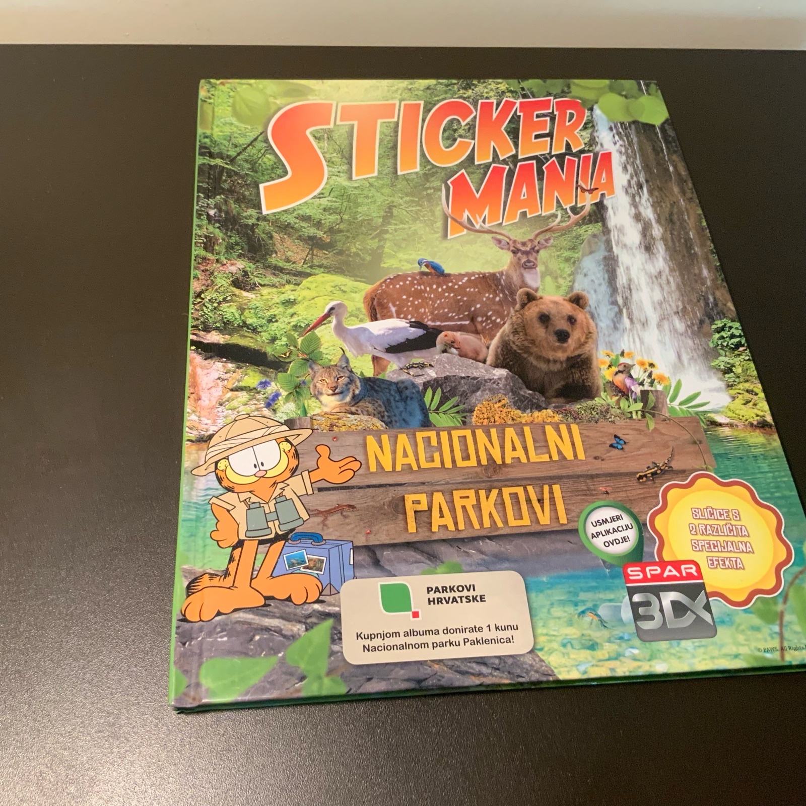 Sticker Mania album Nacionalni parkovi-popunjen
