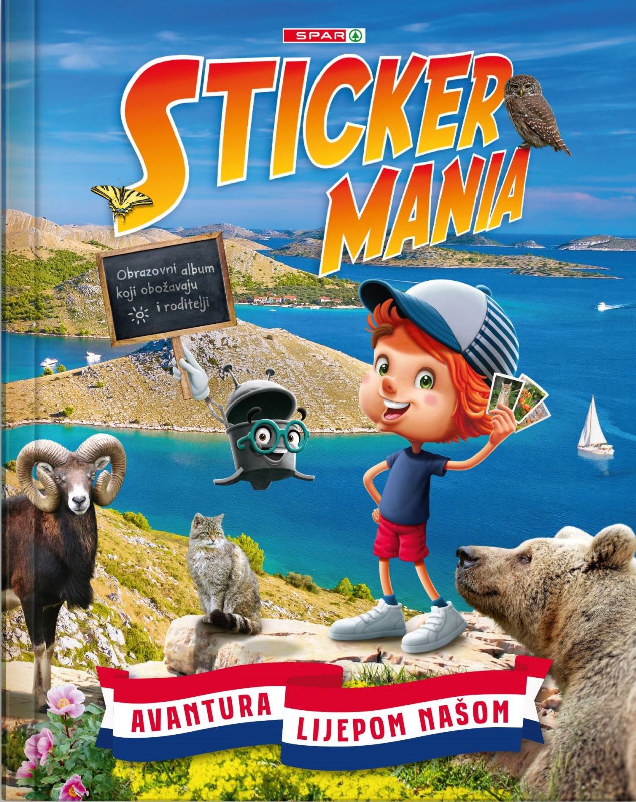 STICKER MANIA AVANTURA LIJEPOM NAŠOM - ALBUM I SLIČICE