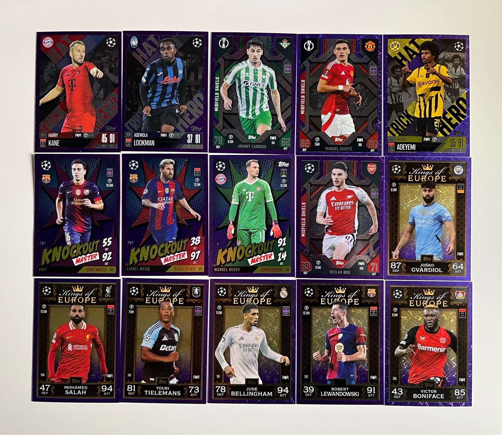 Topps Match Attax Extra 24/25 lot paralela