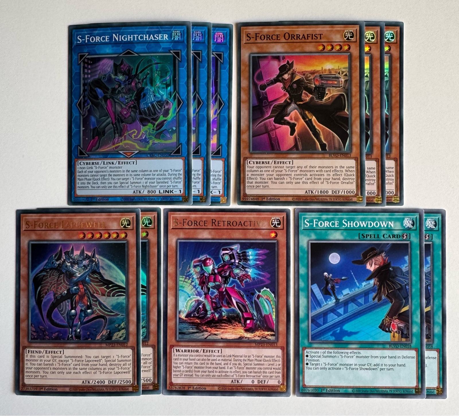 Yu-Gi-Oh! S-Force lot