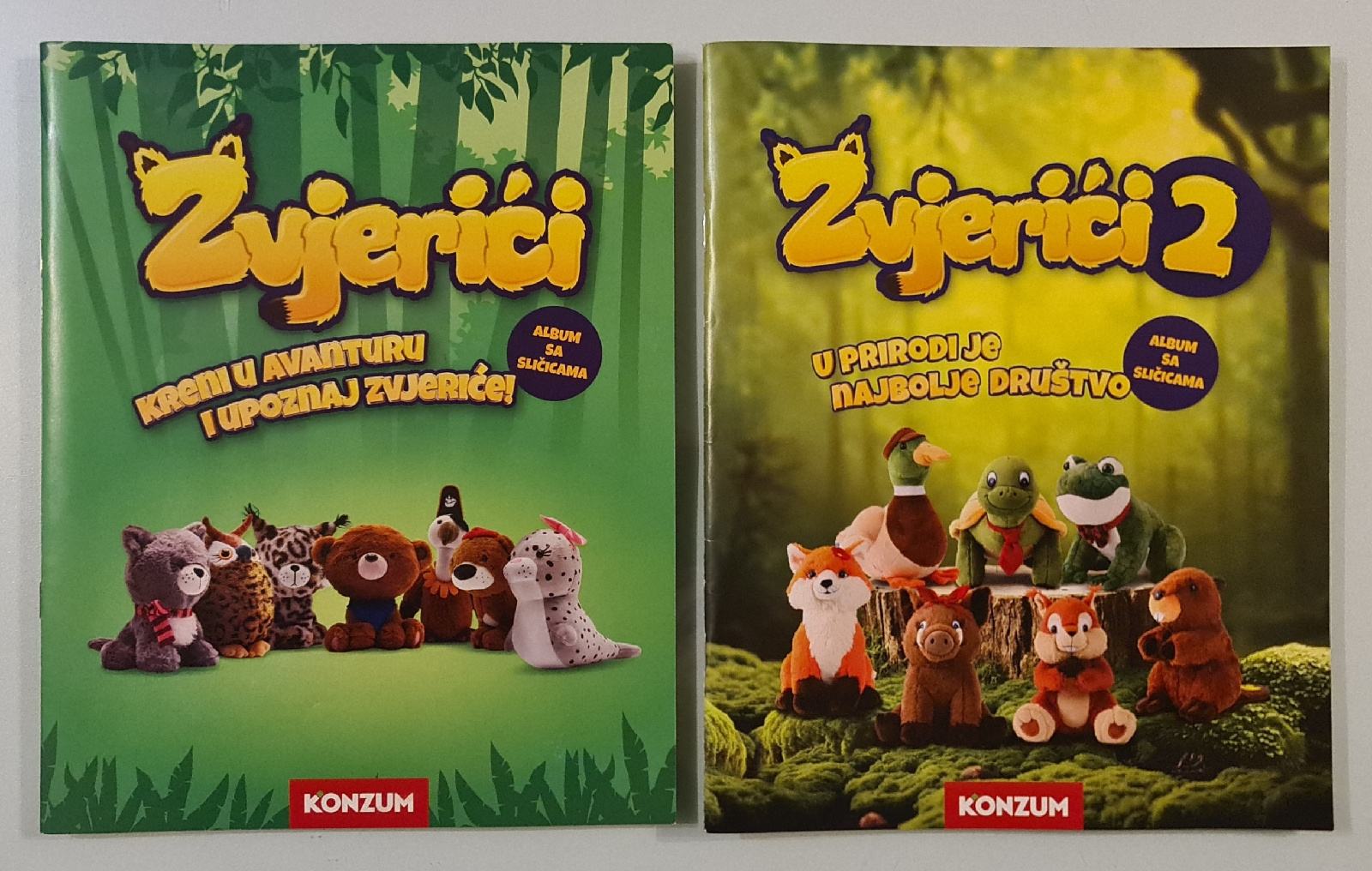 ALBUM ZVJERIĆI 1 i 2 - MOGUUĆA ZAMJENA