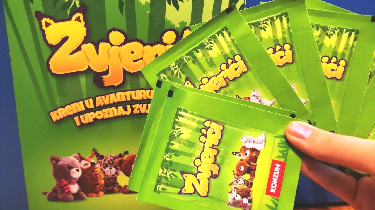 Zvjerići Konzum sličice - izbor