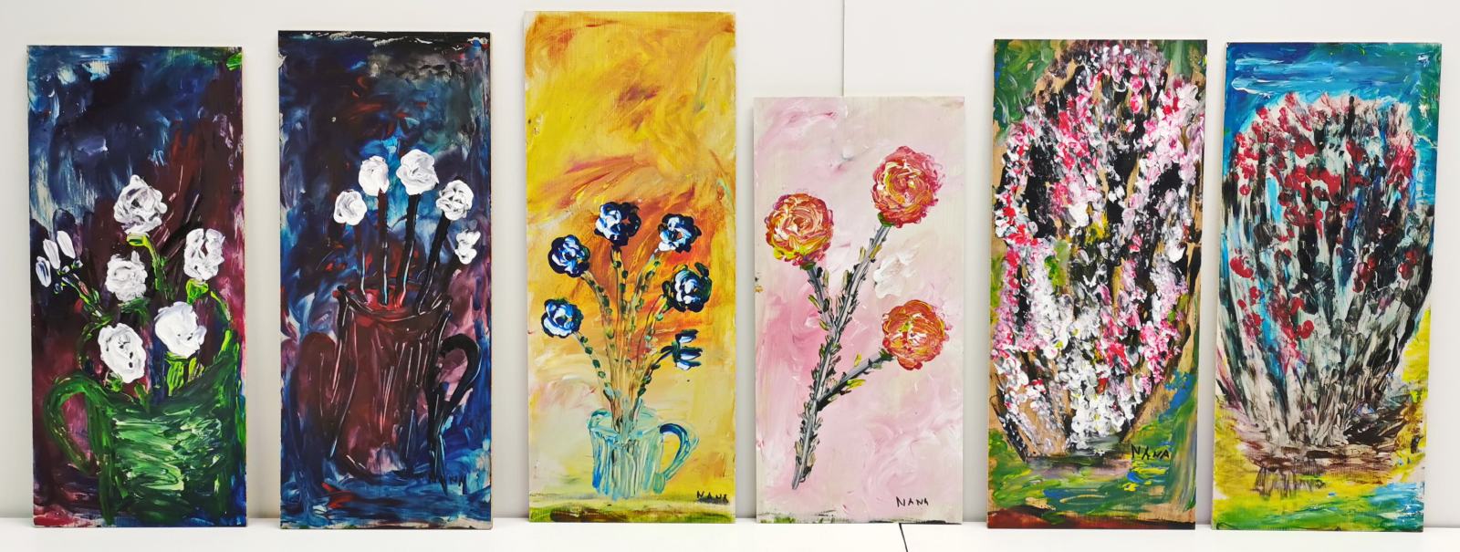 57 UMJETNIČKIH SLIKA AUTORICE NANE - AKRIL NA LAMINATU
