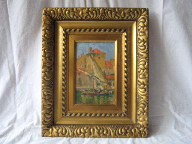 ANTOL SERGEJEV RUSKI SLIKAR ULJE NA SLIKARSKOJ DASCI 17 X 26 CM