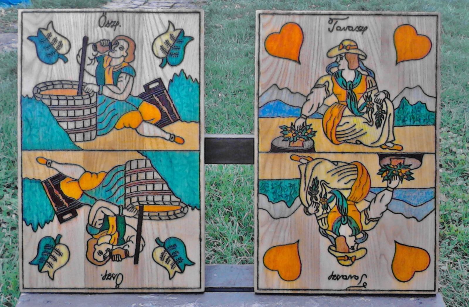 Asevi,slike u drvetu jasena,ručni rad