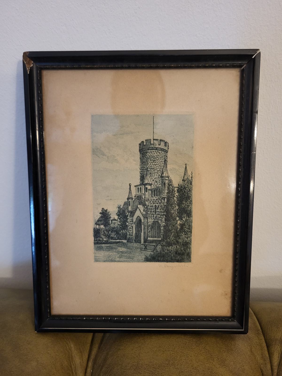 BAKROPIS JACOB ALTENBERG 1898.g. (9x12cm)