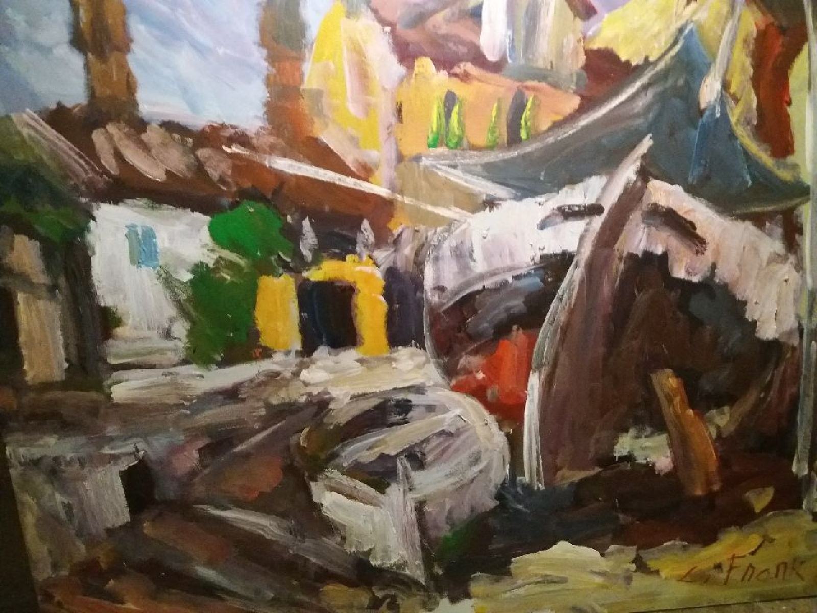 -iz ciklusa Mandračdim.200 x 160 cm , akademski slikar Claudio Frank