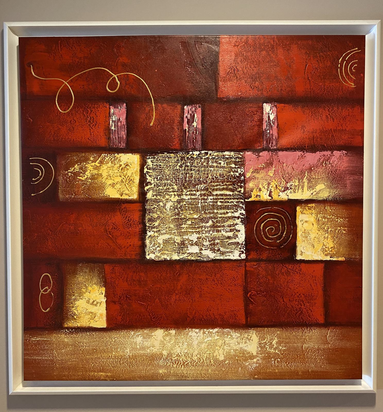 CRVENA SLIKA velikog FORMATA