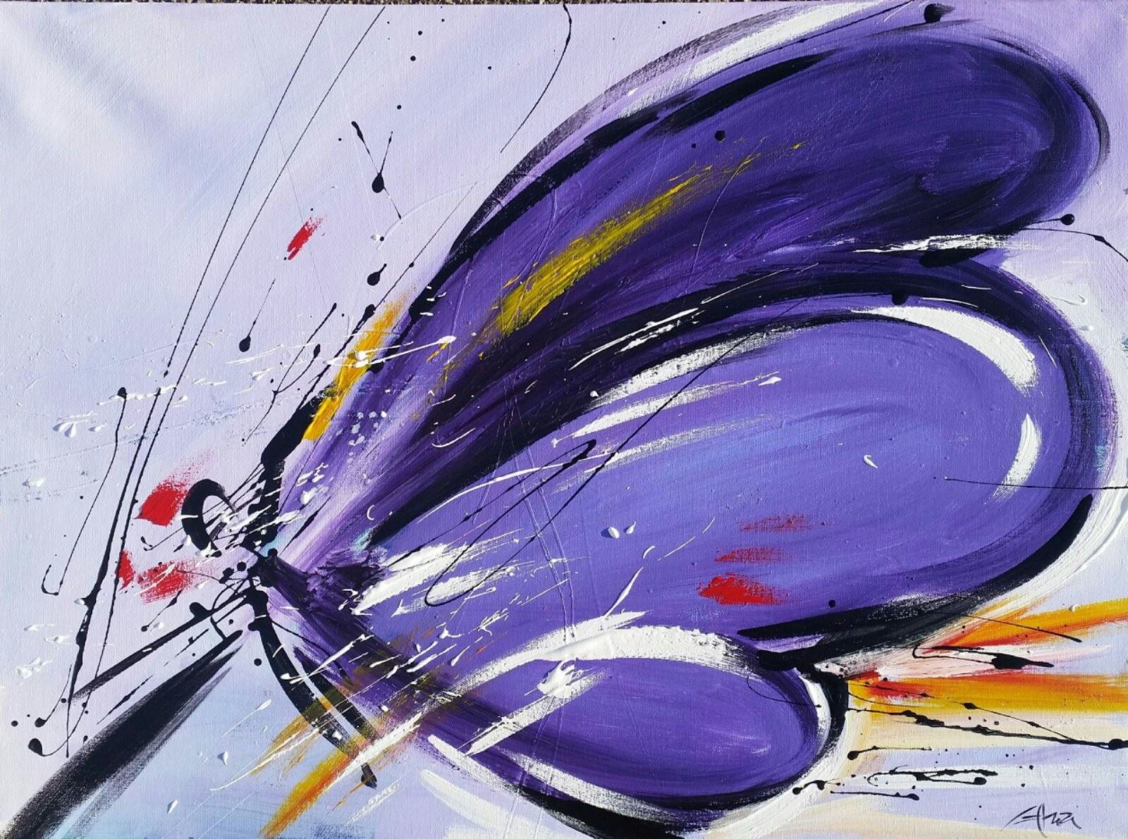 Domenico Gonzi Leptir ulje na platnu 60x80cm