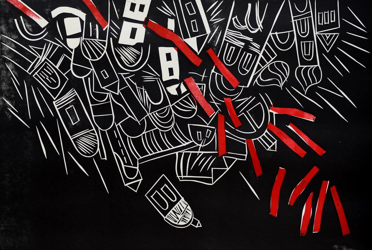 Edo Murtić Dubrovnik 3 linorez 70x100cm