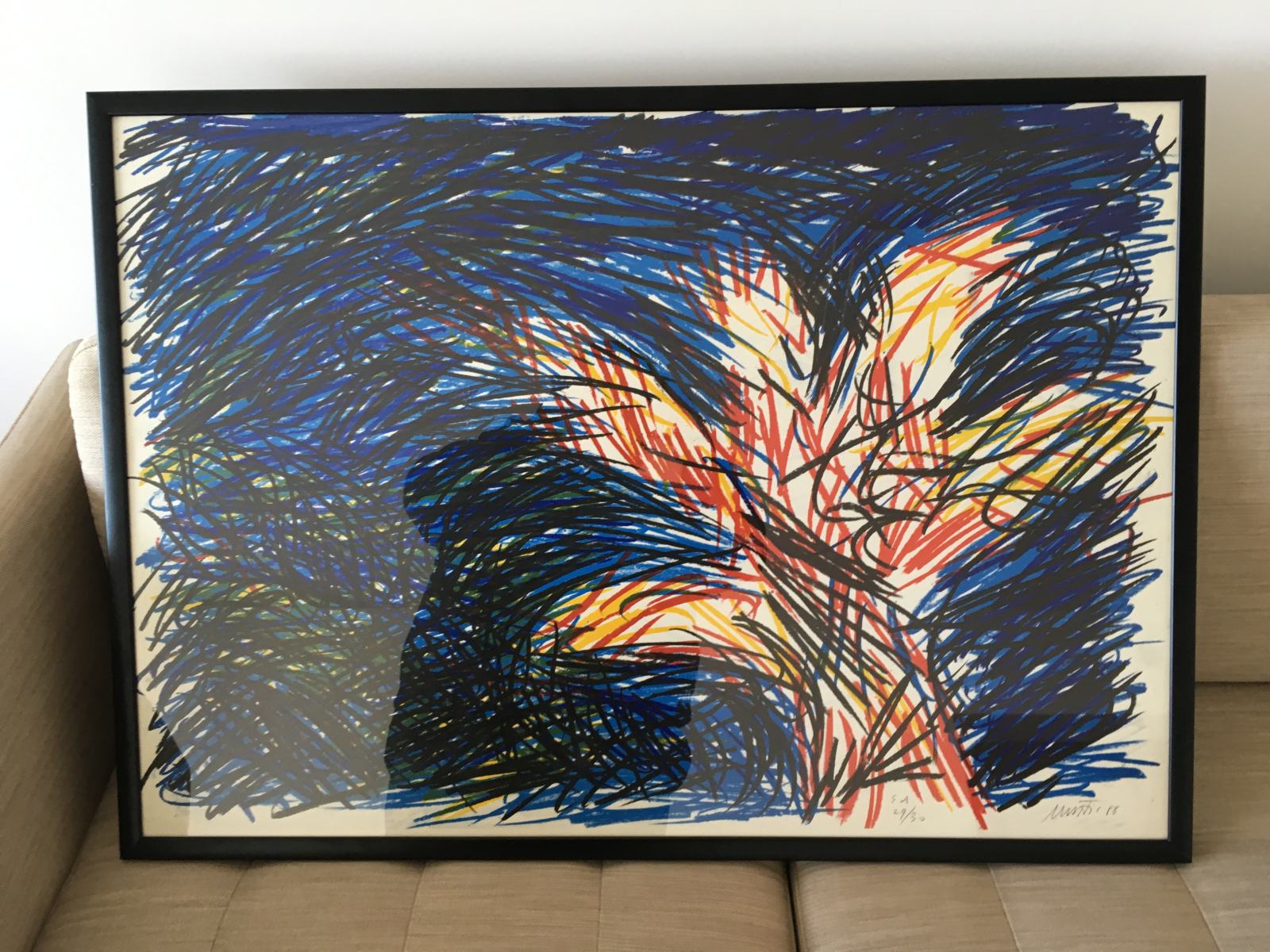 Edo Murtić grafika 70x100 cm