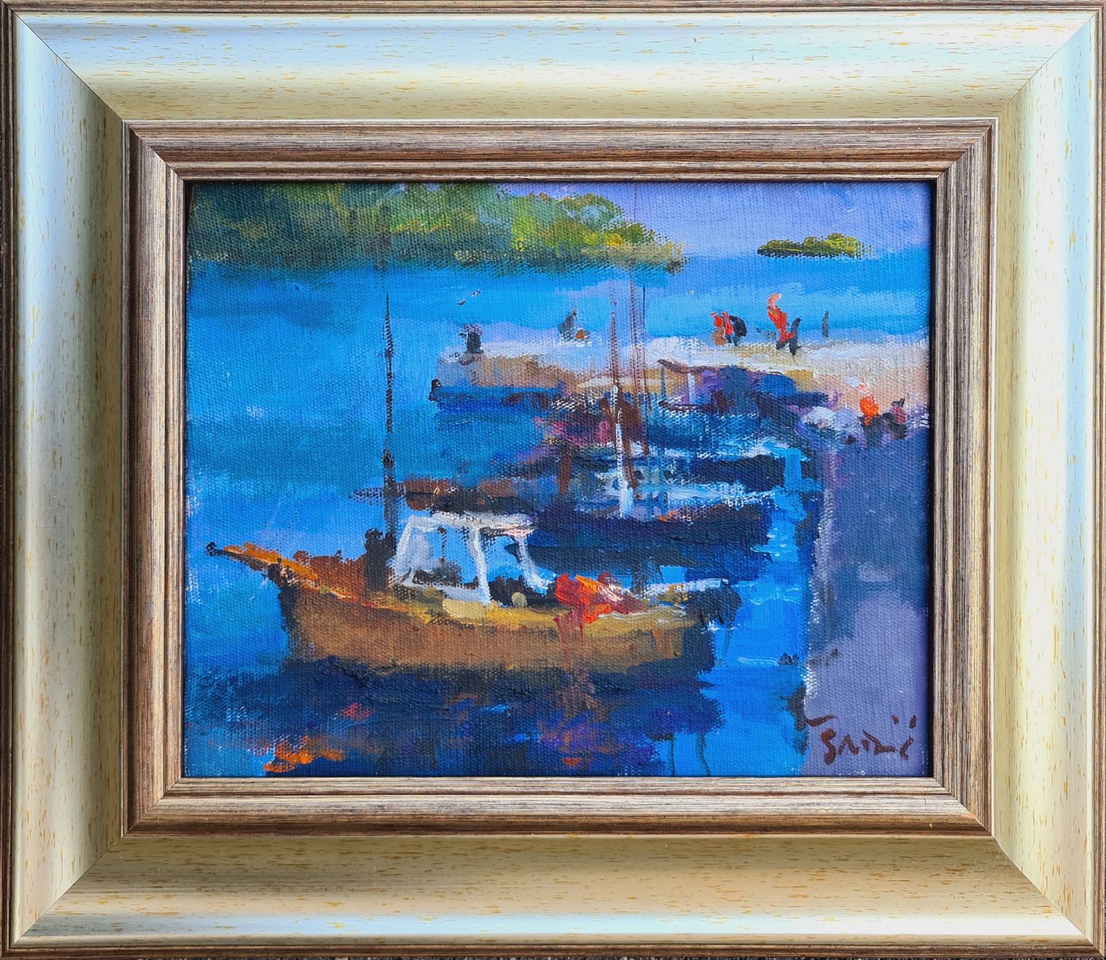 Fahrudin Šadić Barke 2 ulje na platnu 20x25cm;