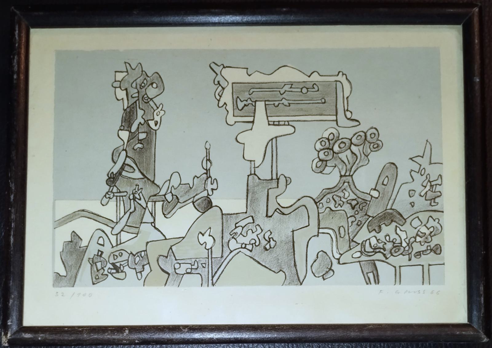 František Gross - Grafika iz 66. češkog slikara - konstruktivizam