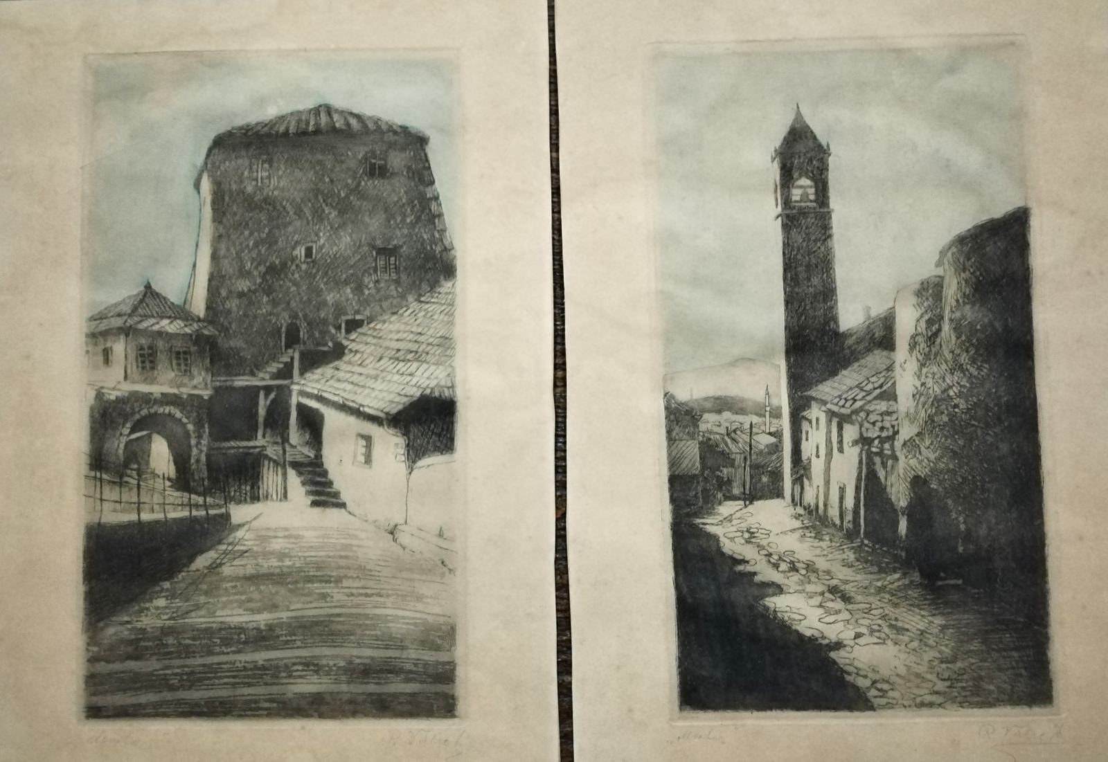 Grafike akademskog slikara Rudolfa Valića Mostar