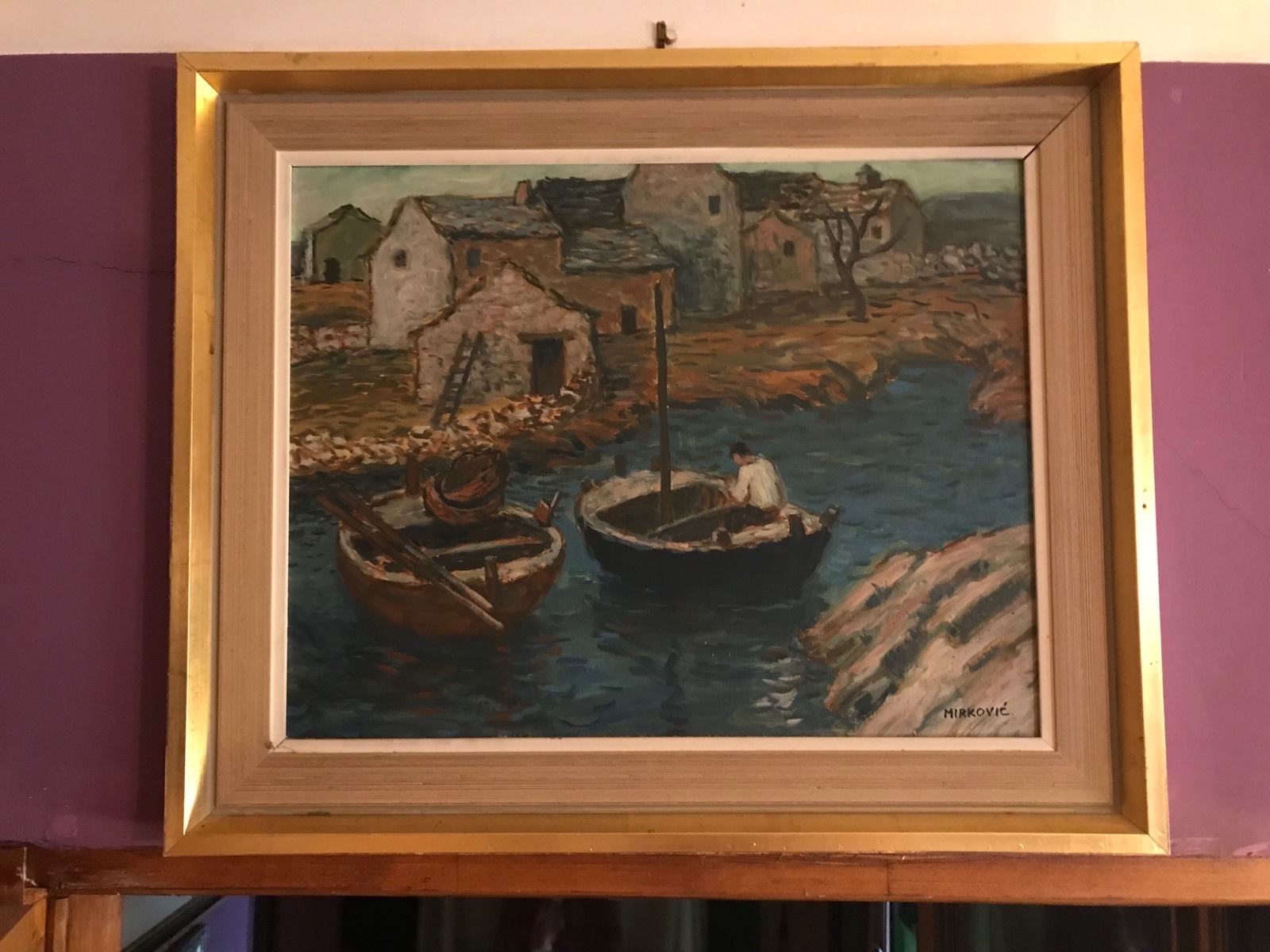 Ivan Mirković, ribar na moru