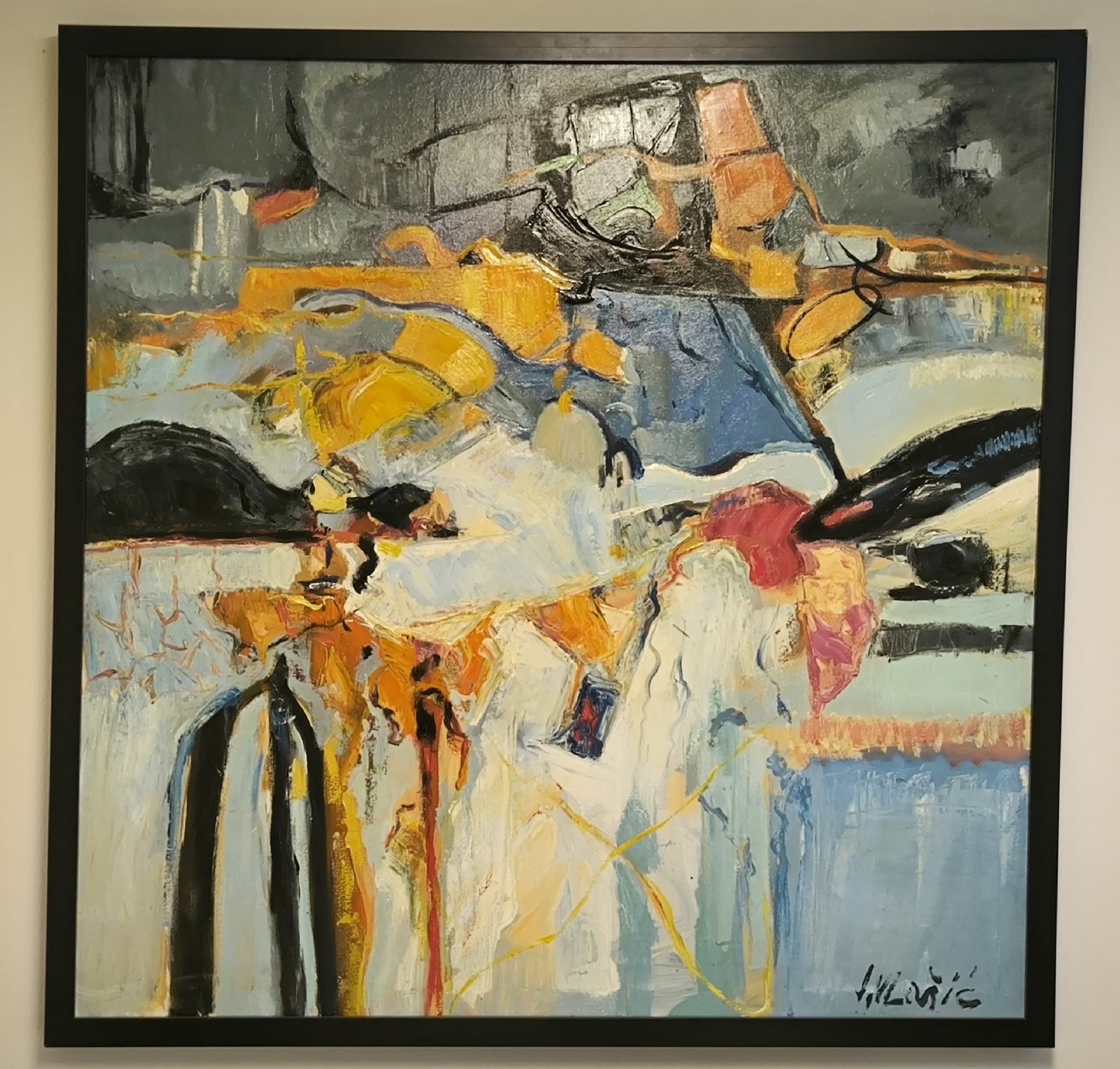 Ivan Vlašić - Apstrakcija veliko ulje