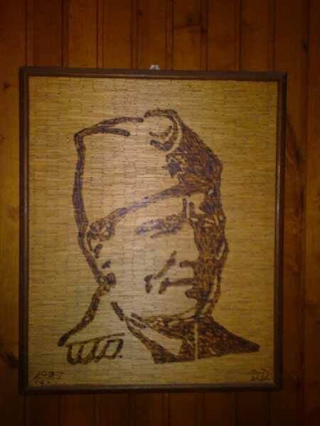 JOSIP BROZ TITO PORTRET UNIKAT PIROGRAFIJA PRODAJEM