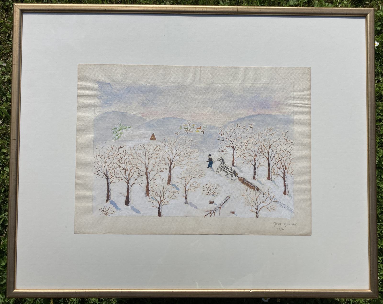 Josip Generalić zima 1984.