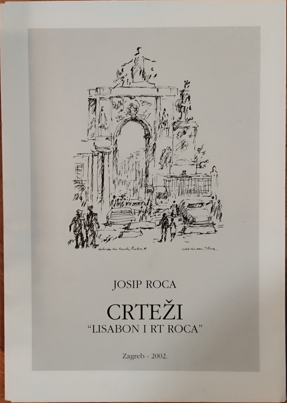 Josip Roca - potpisana mapa grafika - Crteži Lisabon i rt Roca