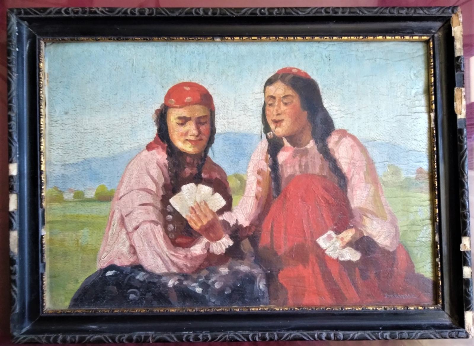 kartašice - ulje na platnu kaširano na karton