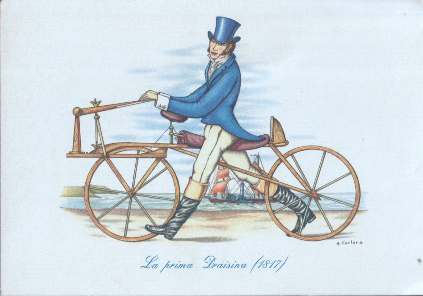 LITOGRAFIJA - LA PRIMA DRAISINA 1817 - Carlor