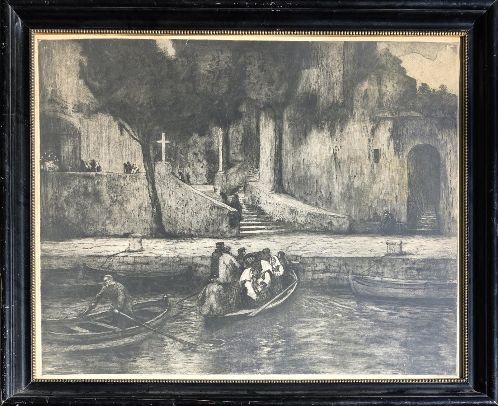 Menci Clement Crnčić Ave Marija bakropis 90x110cm;