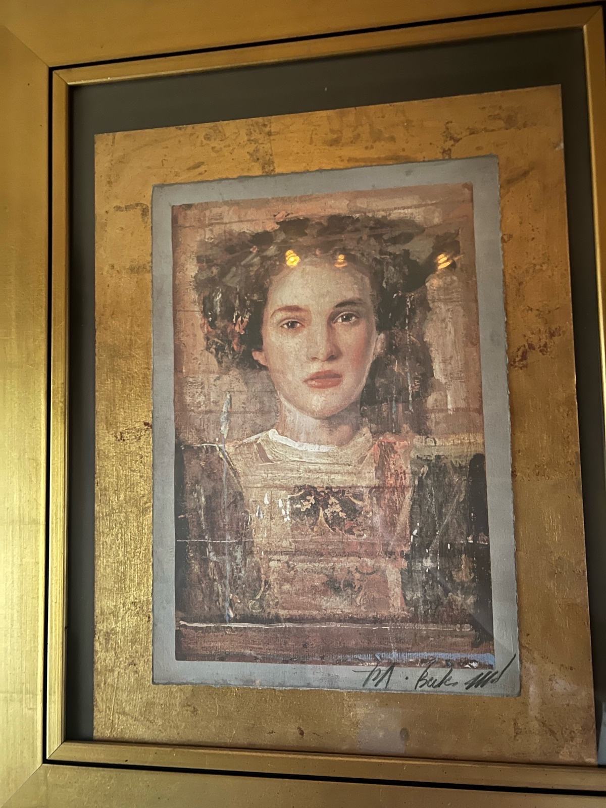 Mersad Berber, slika kombinirana tehnika