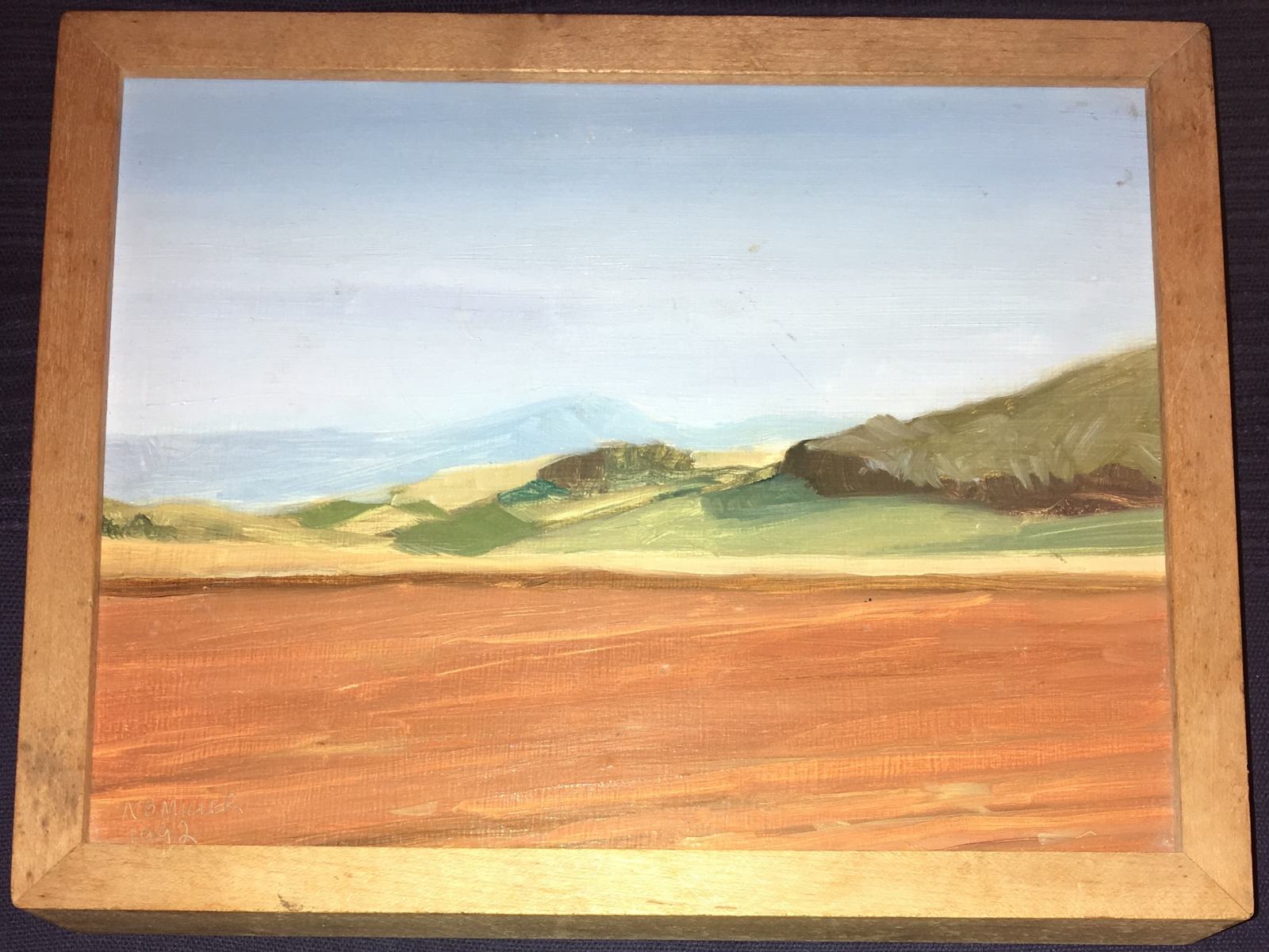 Nancy Bea Miller - Pejzaž, ulje na lesonitu